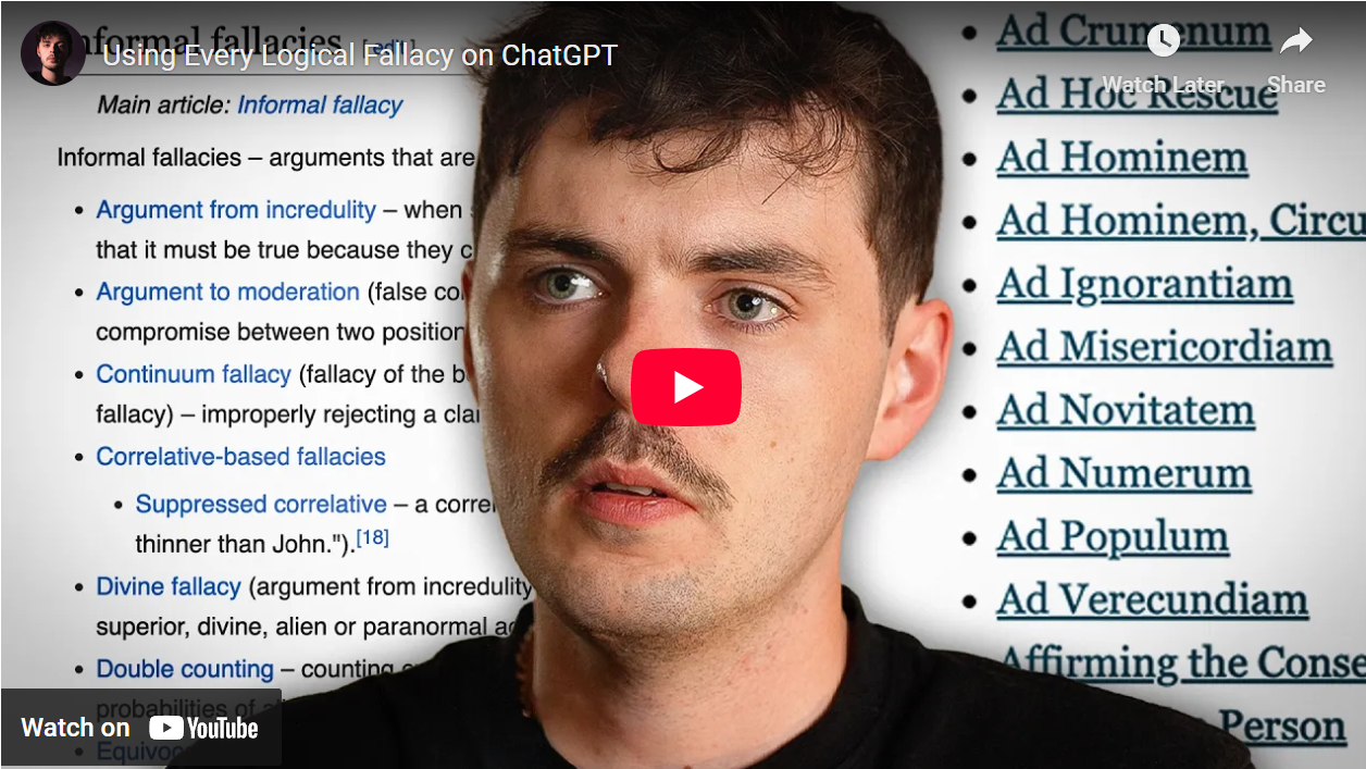 The Fallacy Circus: Alex O’Connor versus ChatGPT – Philosophics